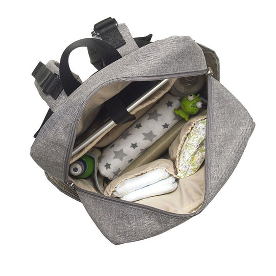 Babymel George Nappy Bag Backpack | 3 Colors Grey, Navy & Mid Blue ...