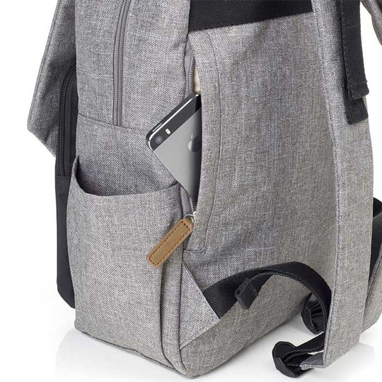 Babymel George Nappy Bag Backpack | 3 Colors Grey, Navy & Mid Blue ...