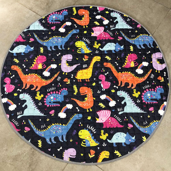 Dinosaurs Round Baby Playmat, Ideal for Tummy Time, Play, Relax & More ...