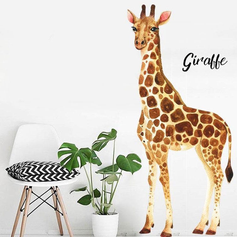 Giraffe (75*150 cm) Baby Nursery & Kids Room Wall Sticker Australia