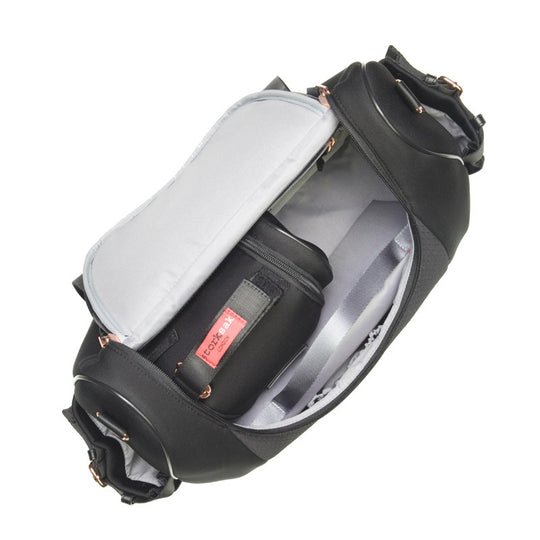 Buy Storksak Poppy Luxe Black Scuba Nappy Bag – Nappy Bag Store