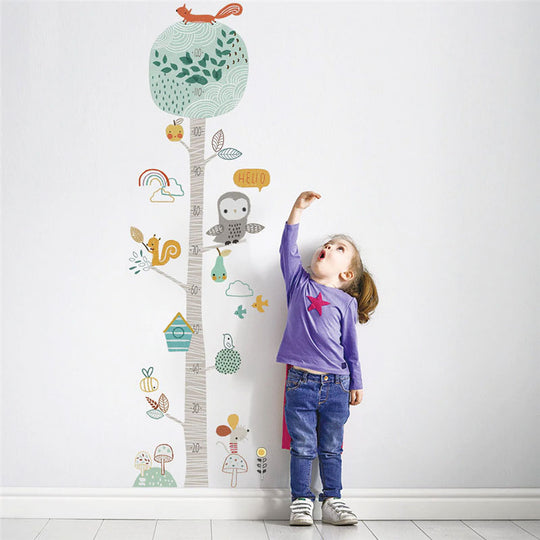 Tree Height Measurement Baby Nursery & Kid's Room Wall Sticker – Nappy ...